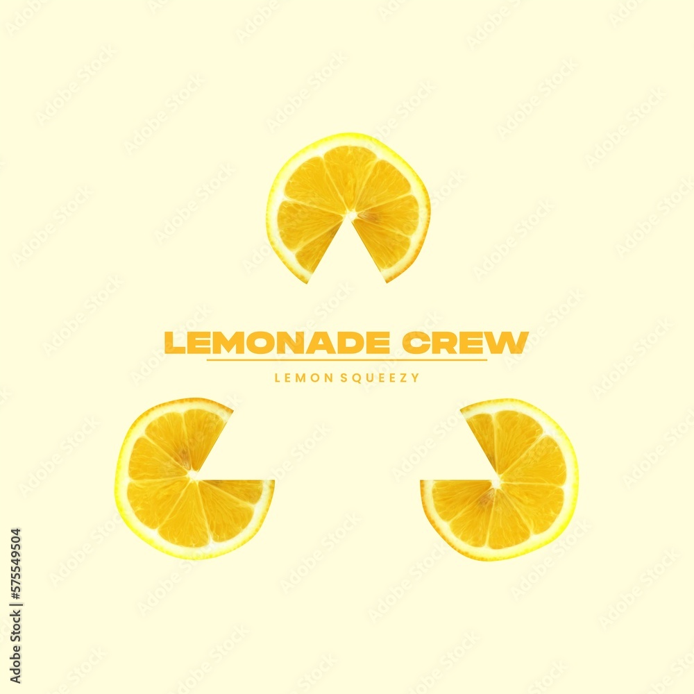 Lemonade crew badge clip art template printable design emblem text ...