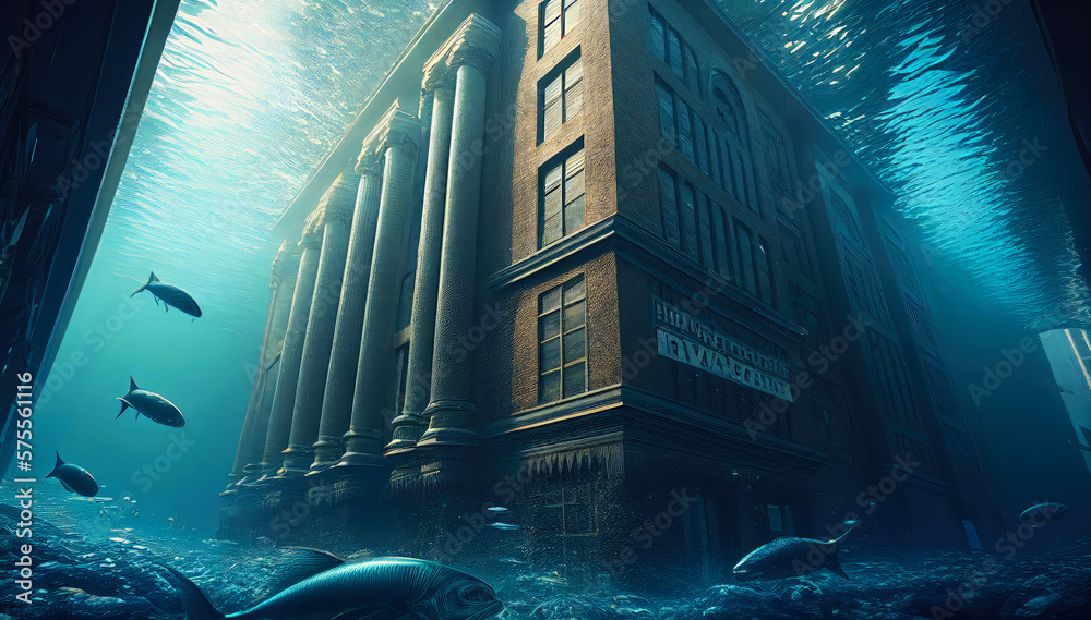 Submerged City: An Underwater Illustration of Urban Flooding ...