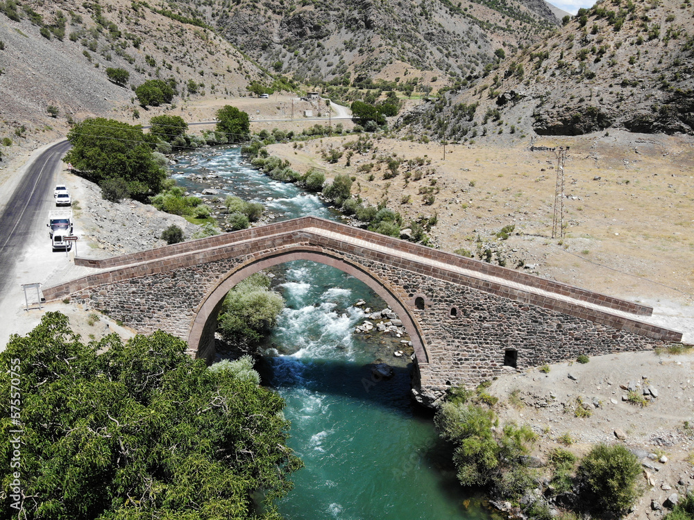 Located in Catak, Turkey, the Hurkan Bridge was built in the 16th ...