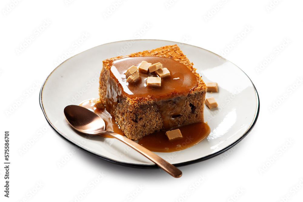 Easy Sticky Toffee Pudding is a deliciously gooey sponge cake drenched ...