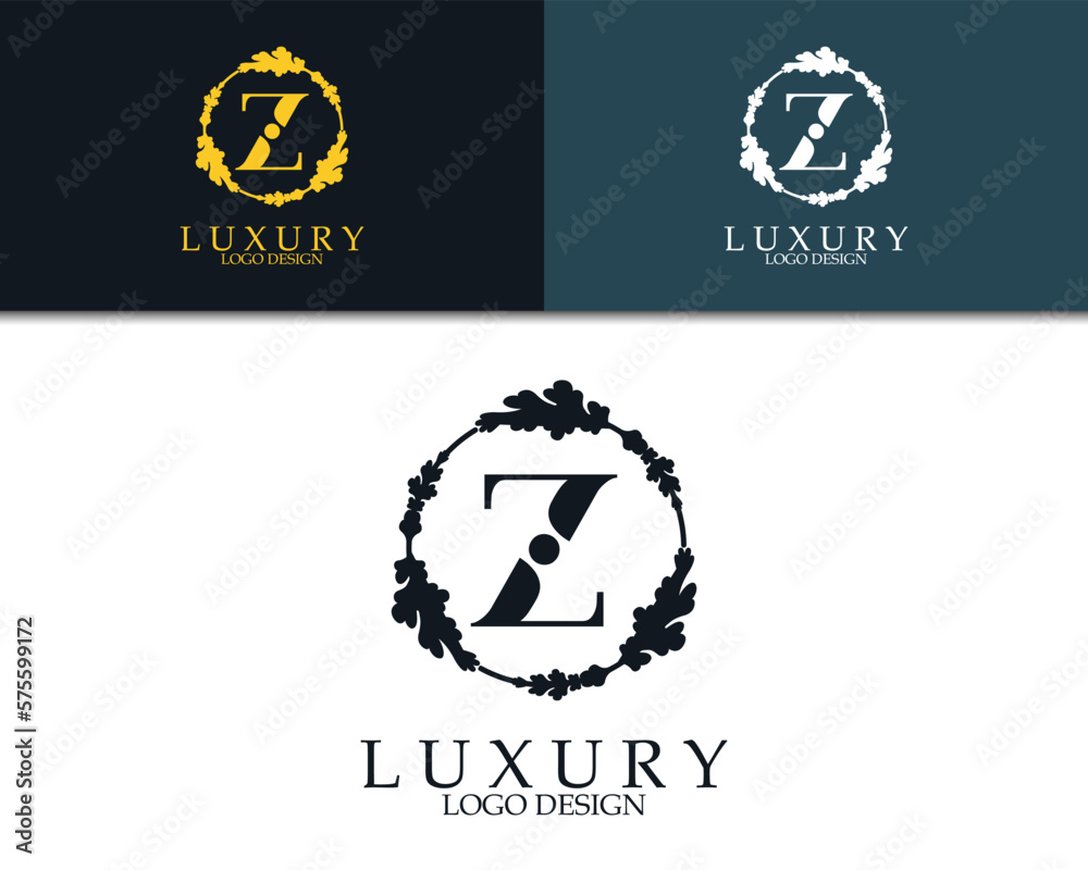 letter Z luxury logo design,suitable for brand identity,logo boutique ...