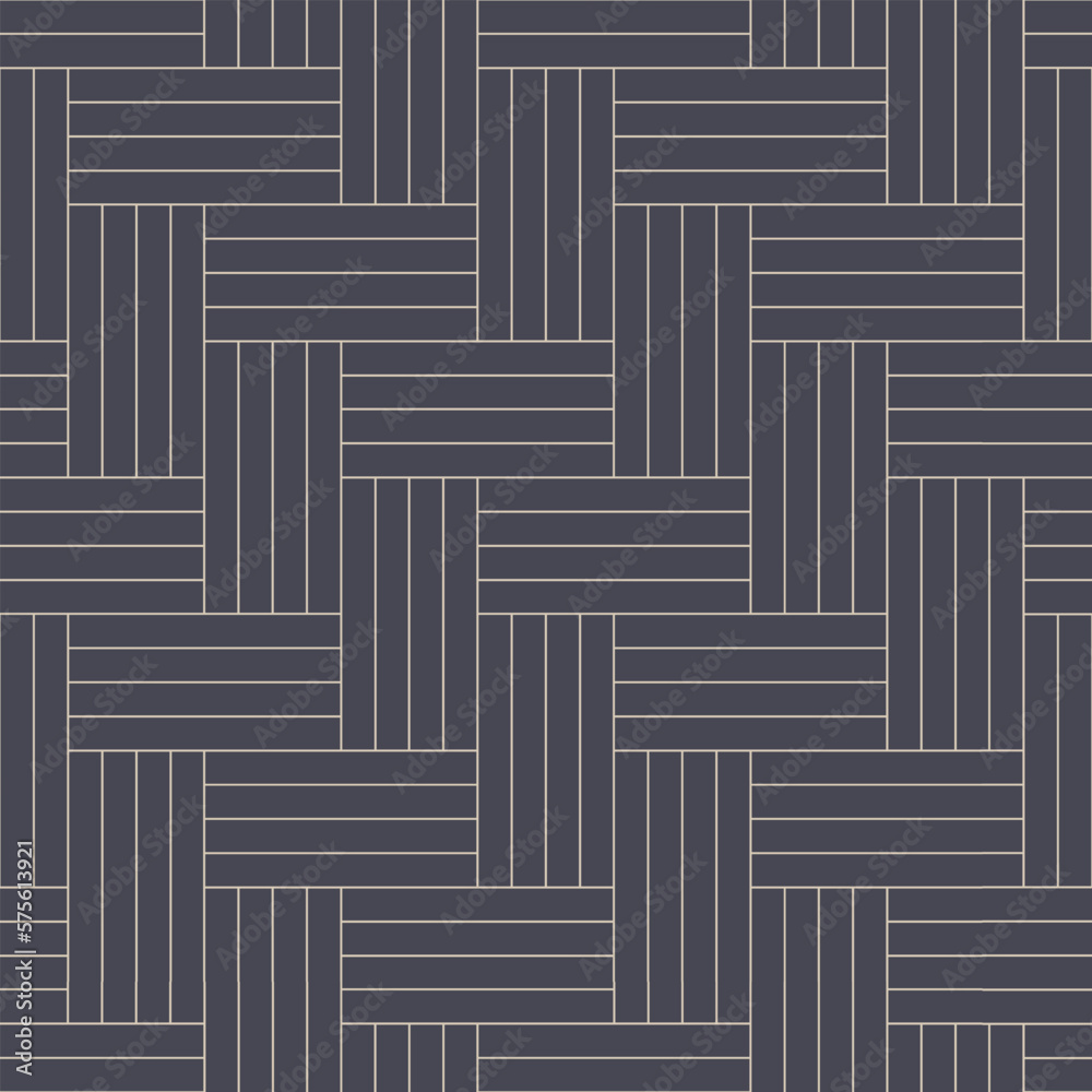 Outline Herringbone Structure Fine Seamless Pattern Abstract Vector Background. Linear Geometric ...