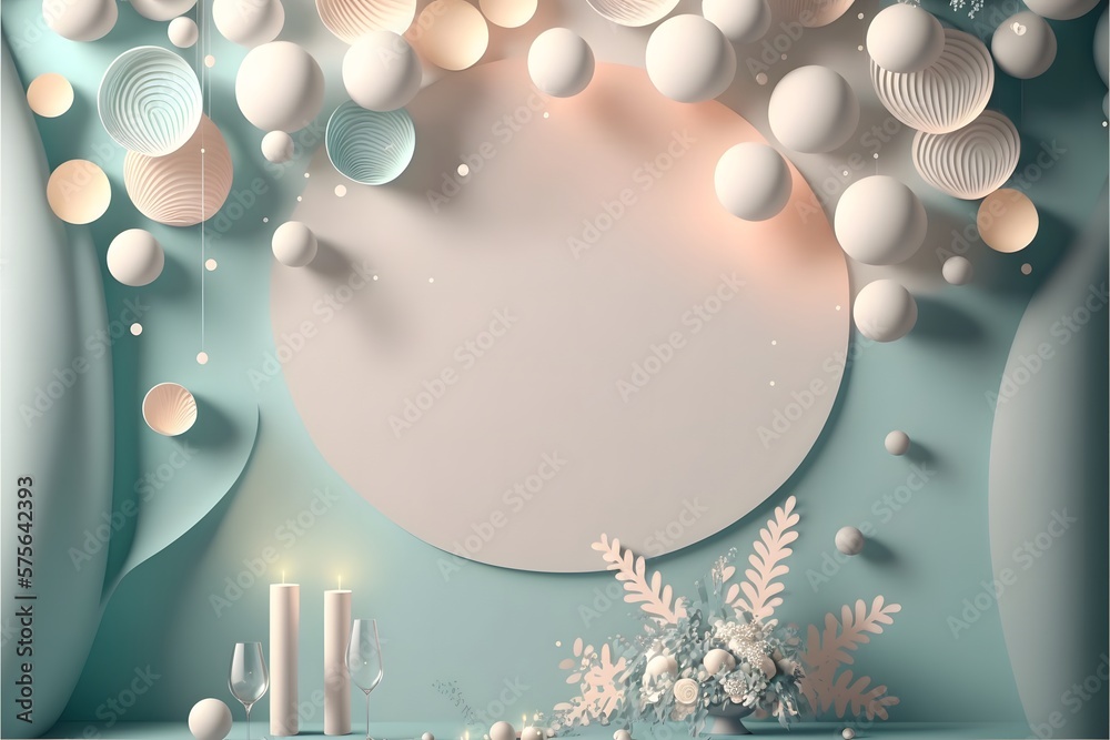 Wedding/marriage celebration invitation card design background template ...