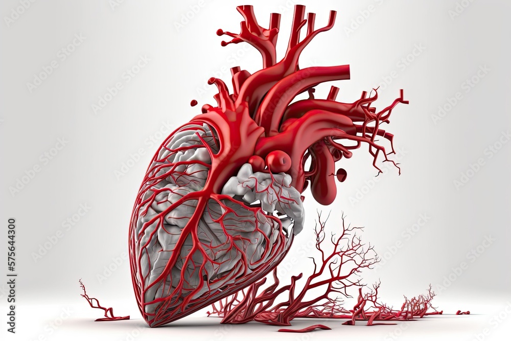Coronary artery disease is seen here as a narrowing of the coronary ...