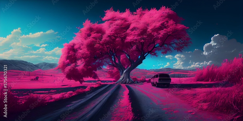 Japan Asian scenic landscape wallpaper with cherry trees Mount Fuji ...