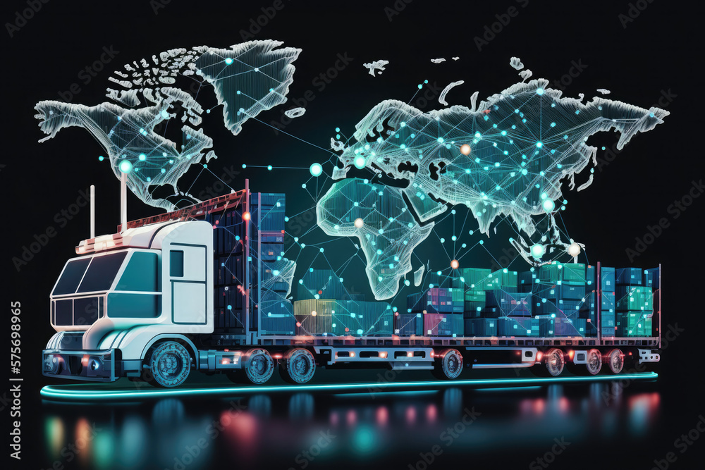 Global supply chain management, transportation logistics optimization ...