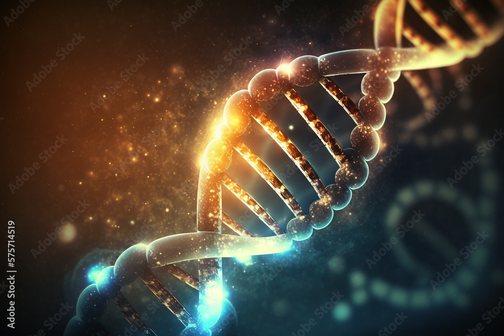 The DNA Journey. An illustration representing the evolution of human ...