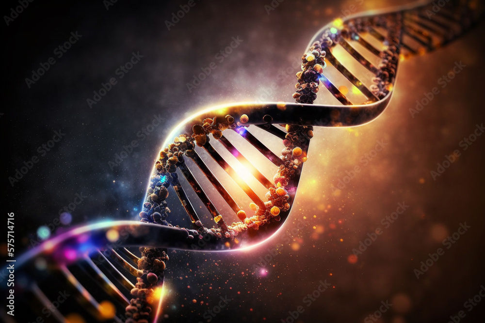 The DNA Journey. An illustration representing the evolution of human ...