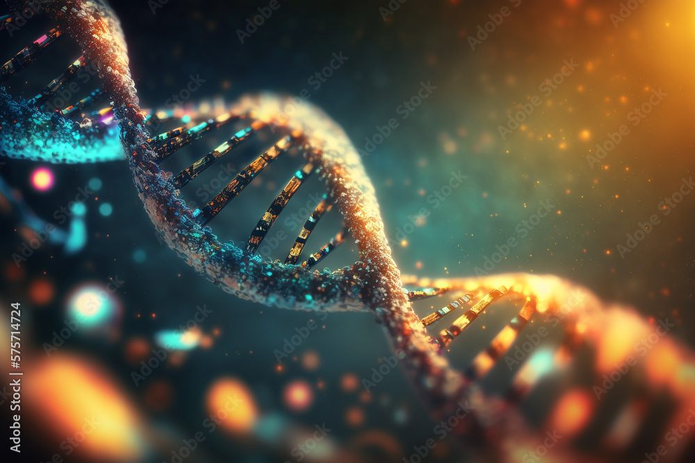 The DNA Journey. An illustration representing the evolution of human ...