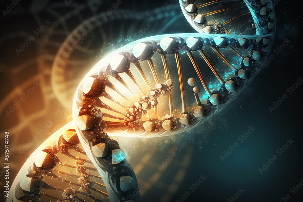 The DNA Journey. An illustration representing the evolution of human ...
