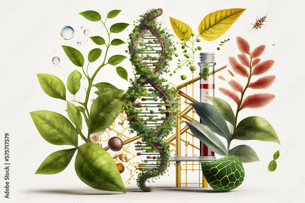 Biology laboratory nature and science, plant and environmental study ...