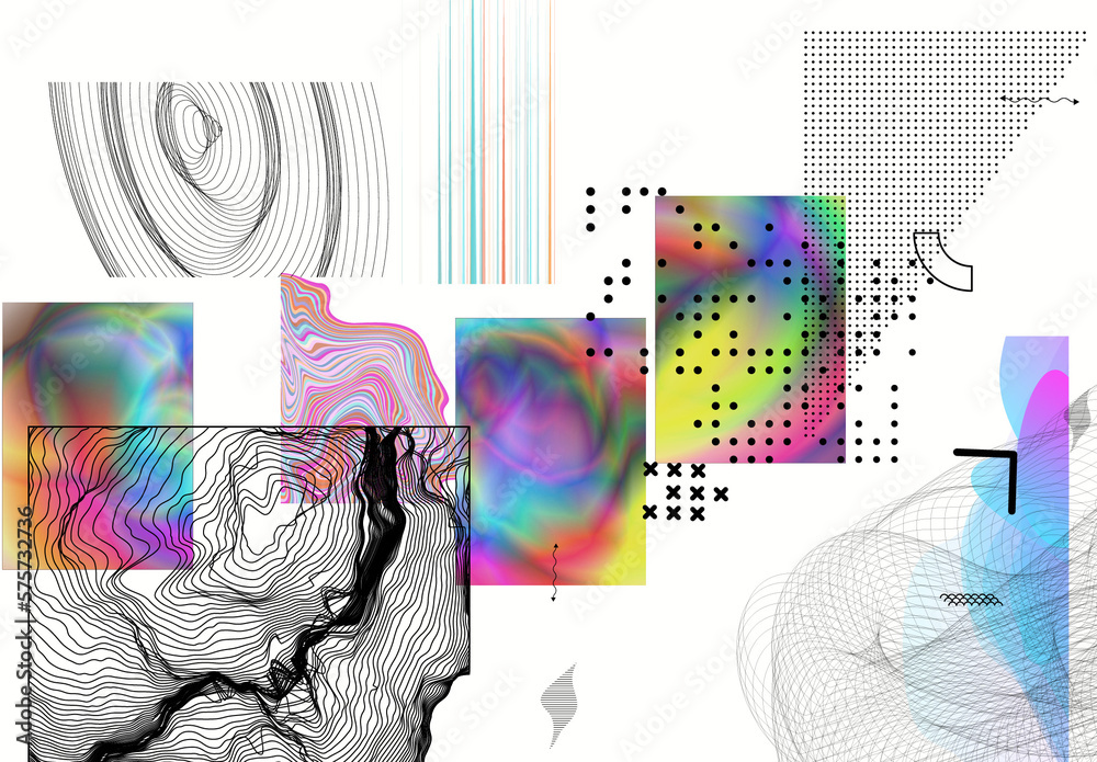 Modern Gothic Design Elements Illustration Set Stock Template | Adobe Stock