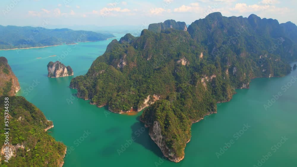 Discover the natural beauty of lake (Ratchaprapha Dam, Thailand), from ...