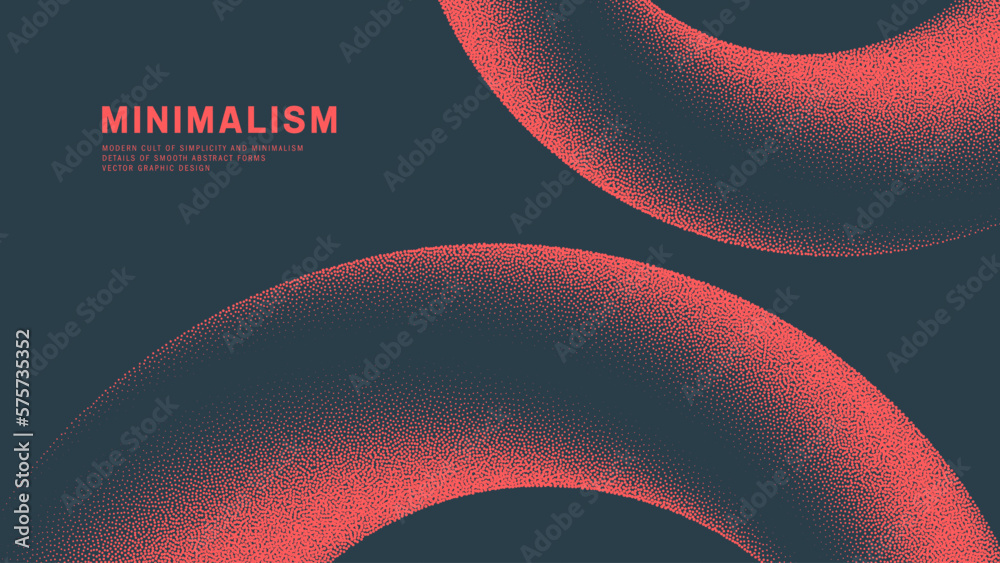 Modern Cult Of Simplicity And Minimalism Graphic Design Abstract Vector ...