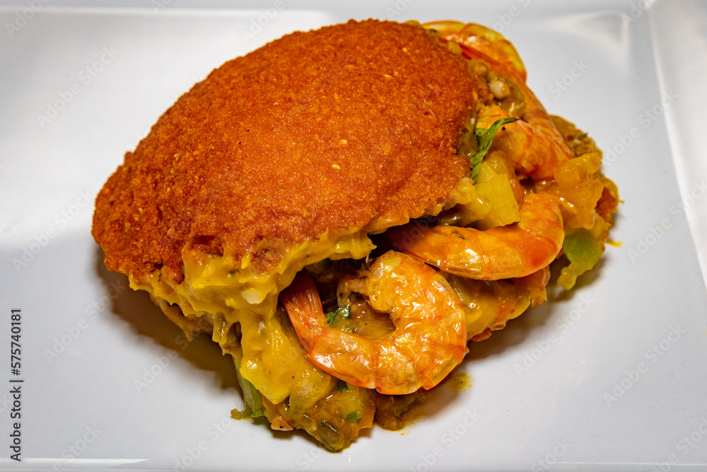 Brazilian acaraje traditional food of African origin in Bahia with ...