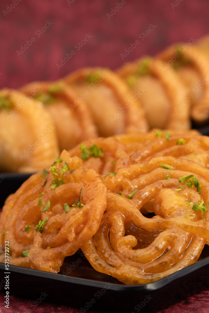 Jalebi Also Called Jilapi, Jilebi, Jilipi, Zulbia, Jerry, Zalebi ...