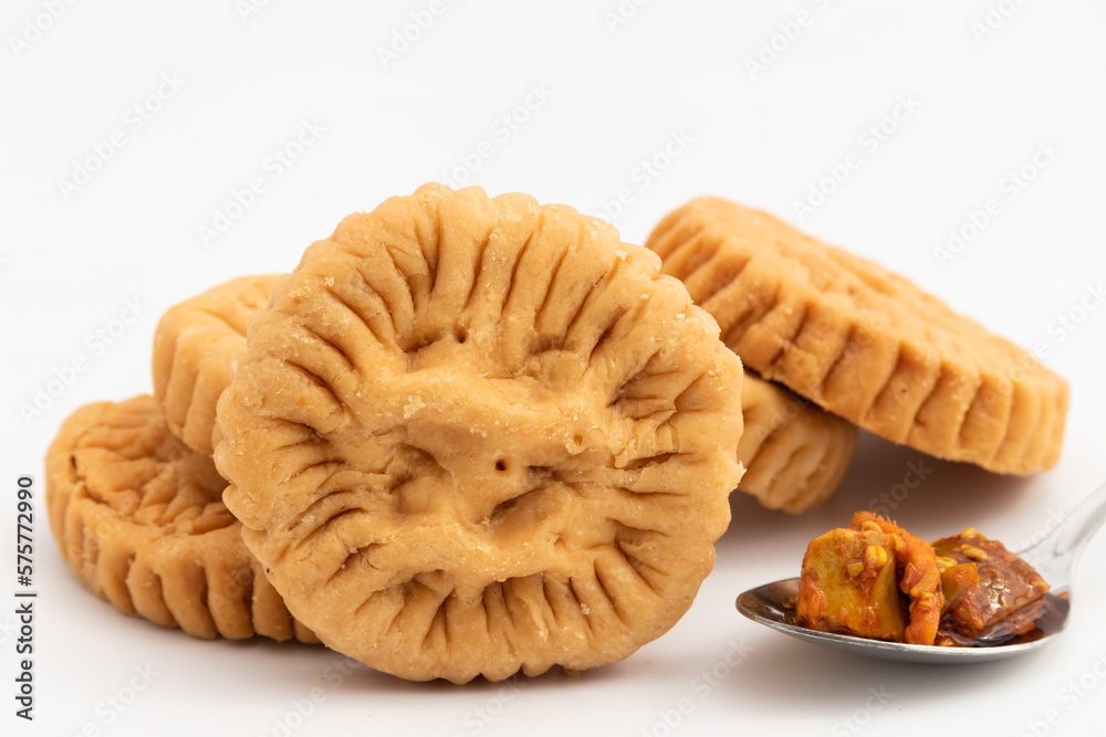 Namkin Masala Mathri Also Called Matthi, Mathiya, Mathi, Farsi Poori ...