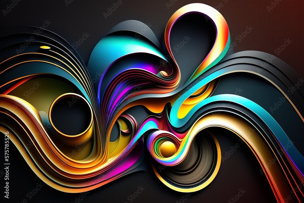 Music note flow state desktop background - illustration, mood Stock ...