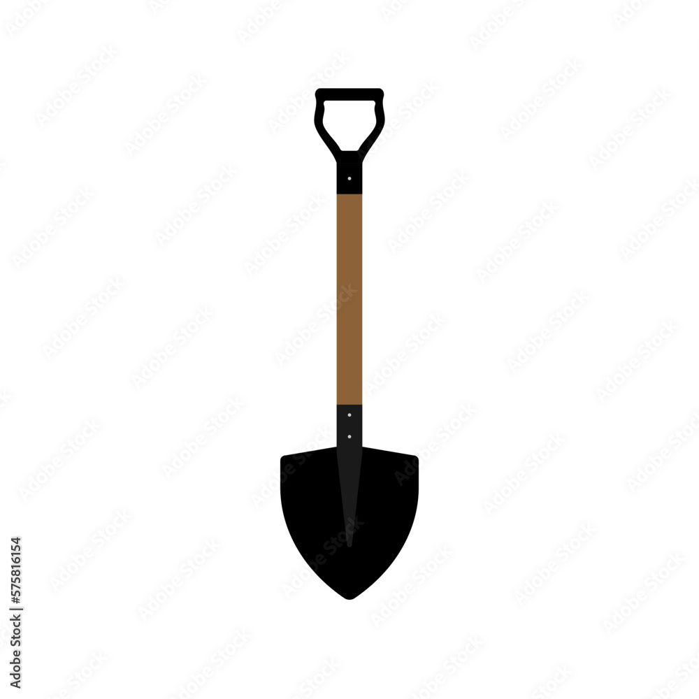 Gold Digging Shovels Illustration Vectors Isolated On White Background ...