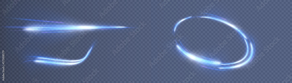 Magical movement of the light line light energy curve effect ...