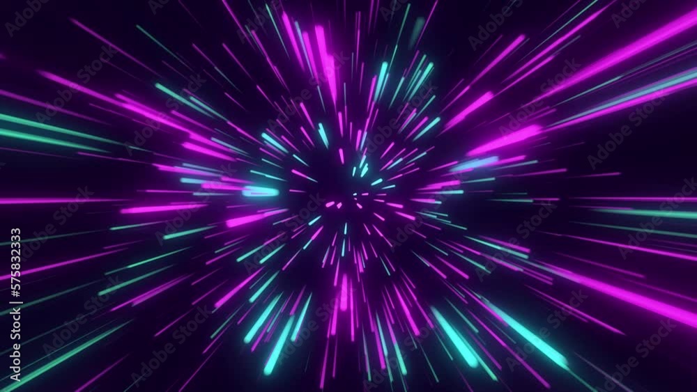 High Speed Flying Lines 3d Luxury Animation in Seamless Looping Traffic ...