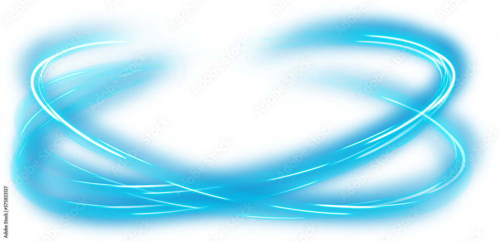 Cosmic blue neon light forming a circle Stock Illustration | Adobe Stock