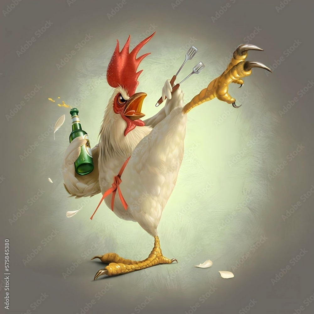 Funny Chickens With Guns