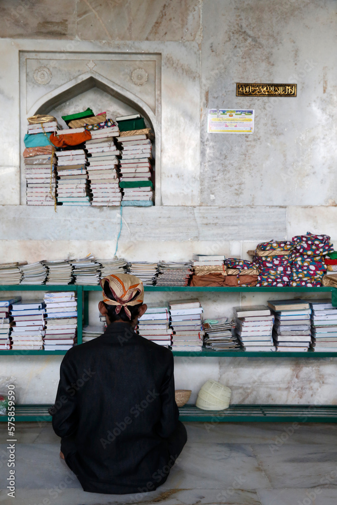 Ajmer Sharif dargah, Rajasthan. Shah Jahan mosque. India. Stock Photo ...