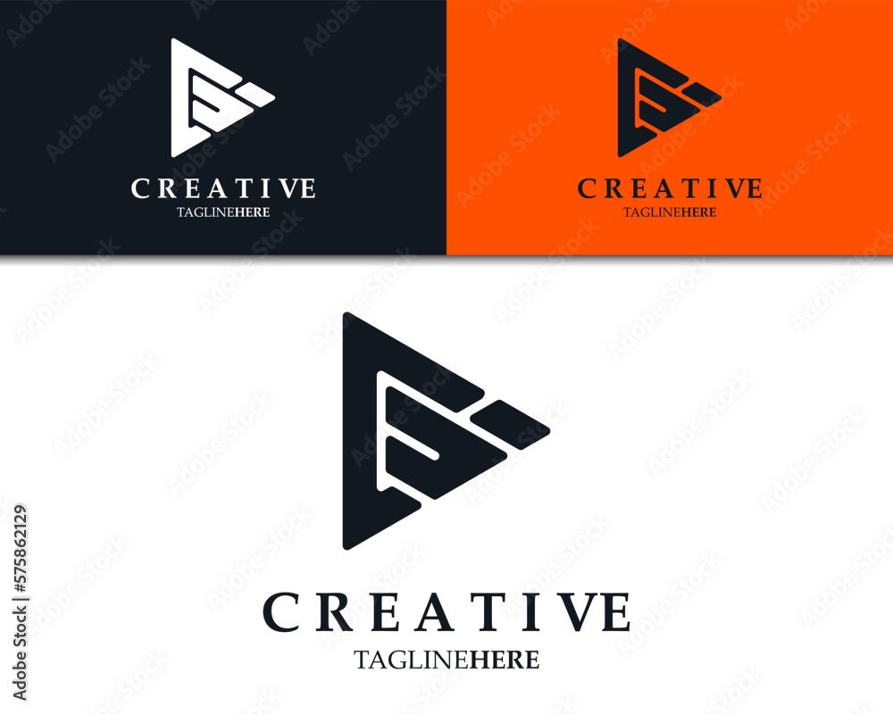 set of logo design, suitable for logo company, logo business, and brand ...