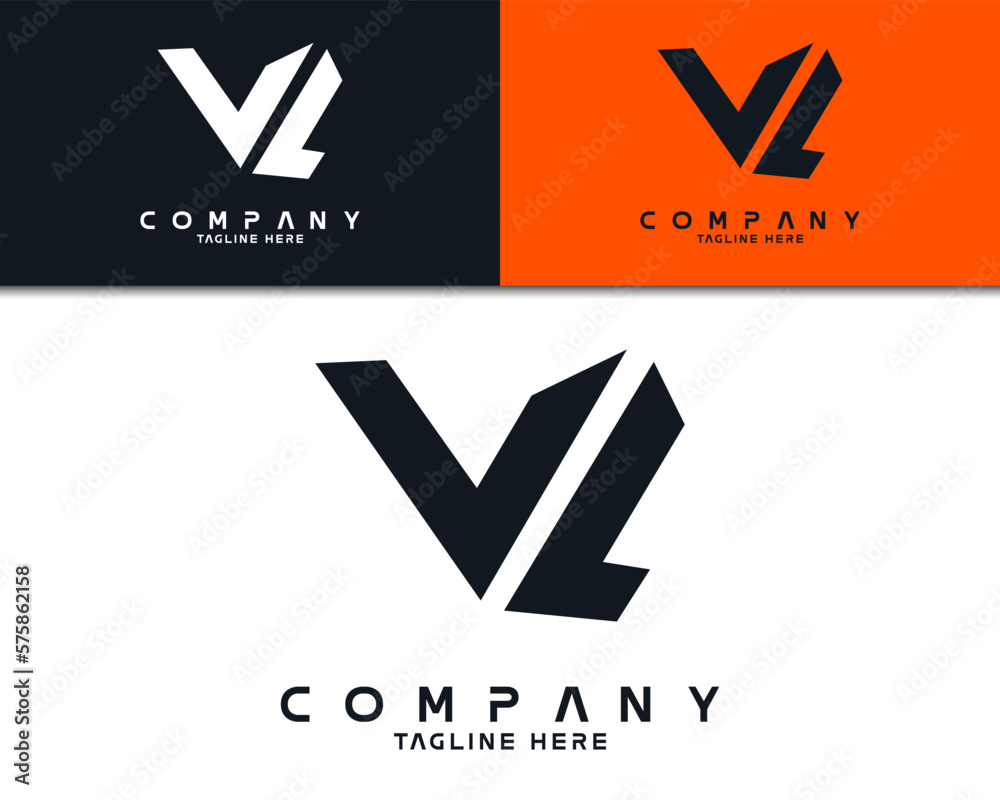 initial VL logo design, suitable for logo company, logo business, and ...