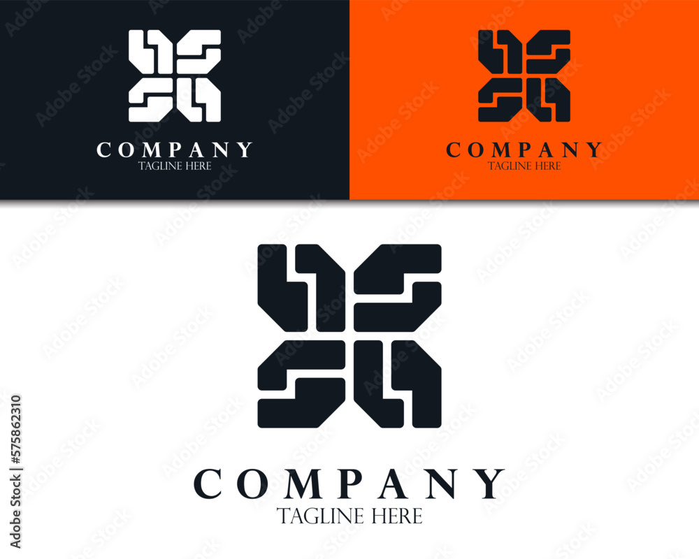 set of logo design, suitable for logo company, logo business, and brand ...