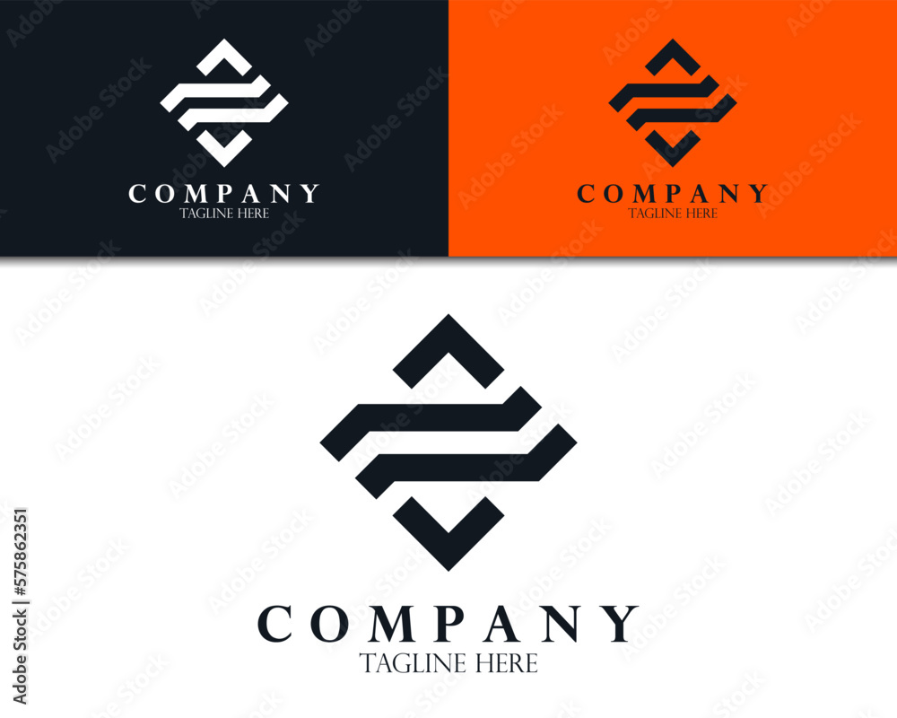 set of logo design, suitable for logo company, logo business, and brand ...