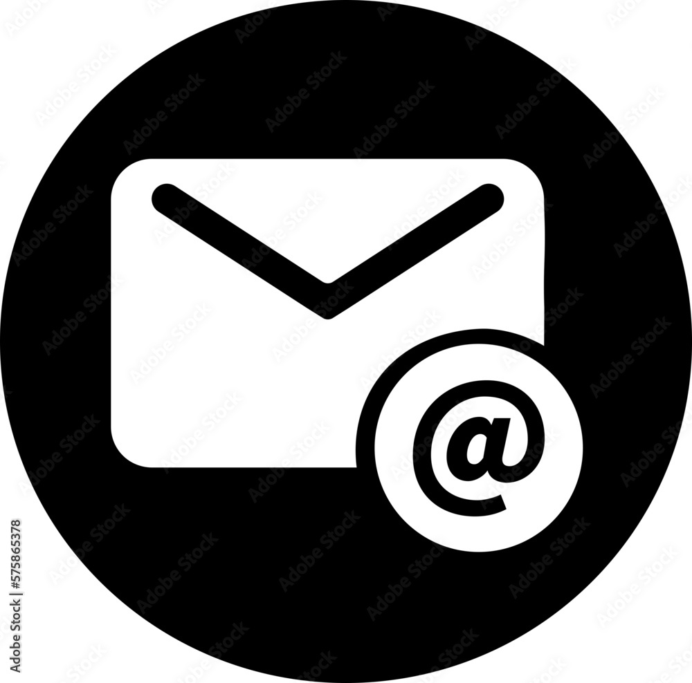 Simple Email Icon Stock Vector | Adobe Stock