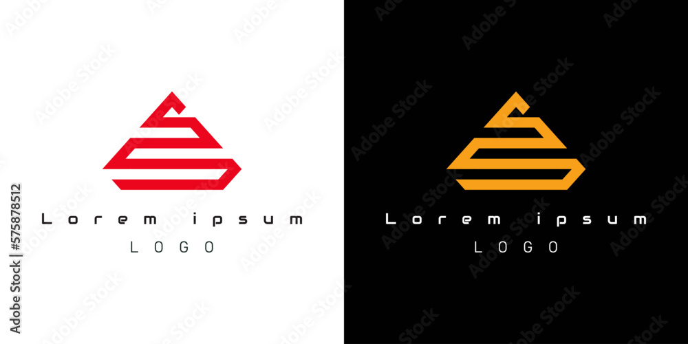 Creative US Logo Design with Modern Concept Stock Vector | Adobe Stock