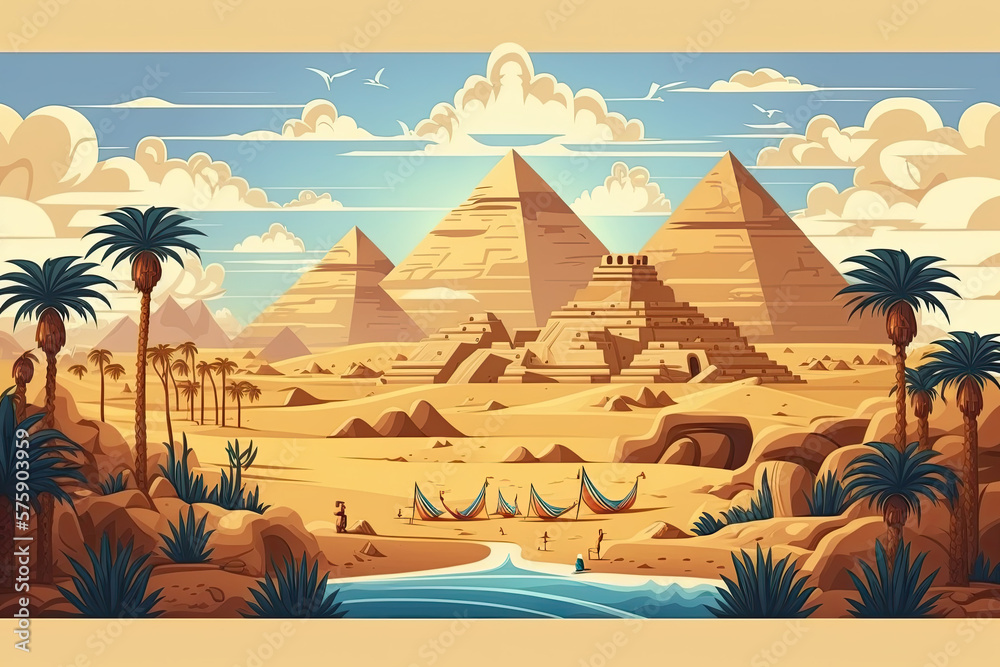 Nile River Cartoon