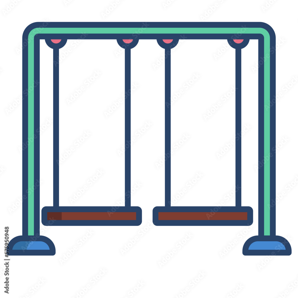 swings icon Stock Vector | Adobe Stock