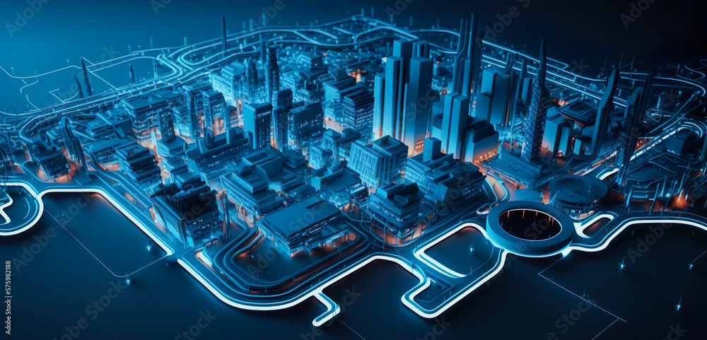 system of digitalization processor with smart city.power and hardware ...