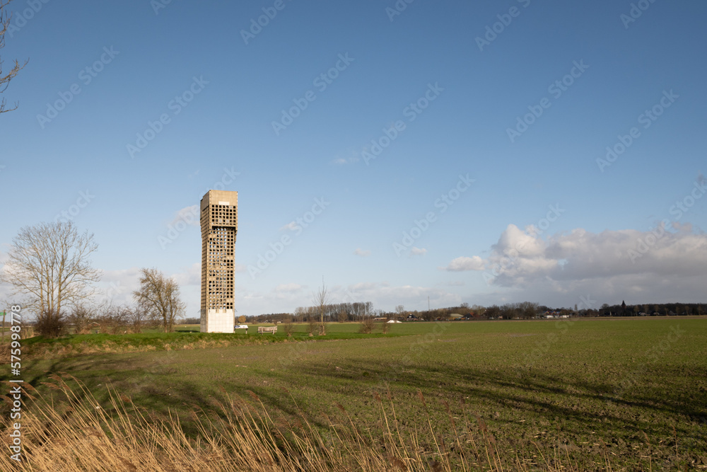 Sky watch tower from the cold war in Dutch Stichting Luchtwachttoren ...