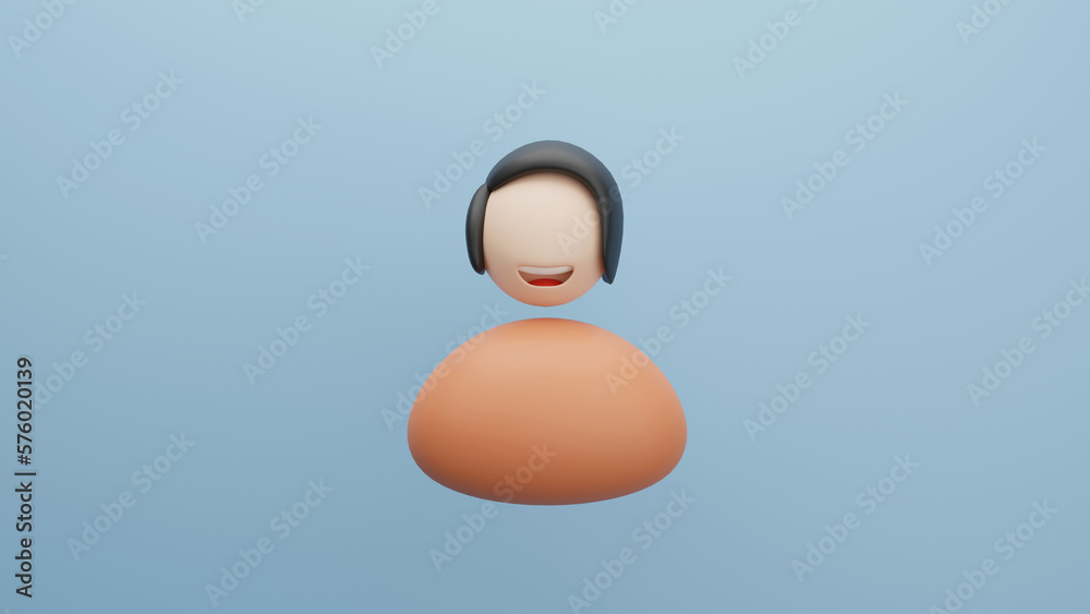 Profile avatar sign. Human avatar template, web button. Website user ...