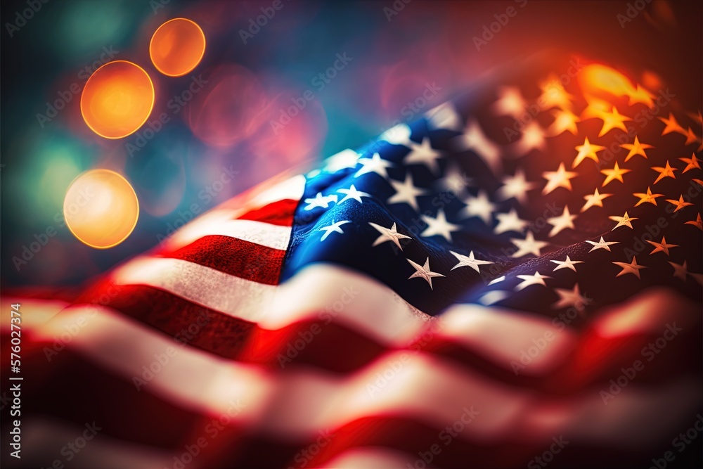 American Flag Desktop Background