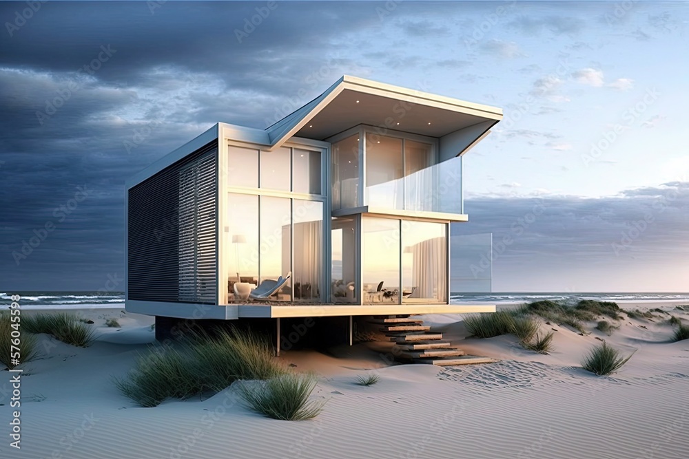 Expensive luxe room house with view in the sea or acean and beach ...