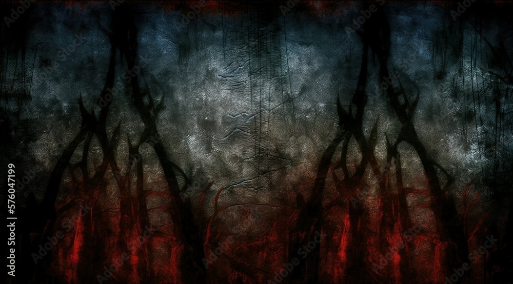 Scary wall background, horror texture for background Generative AI ...