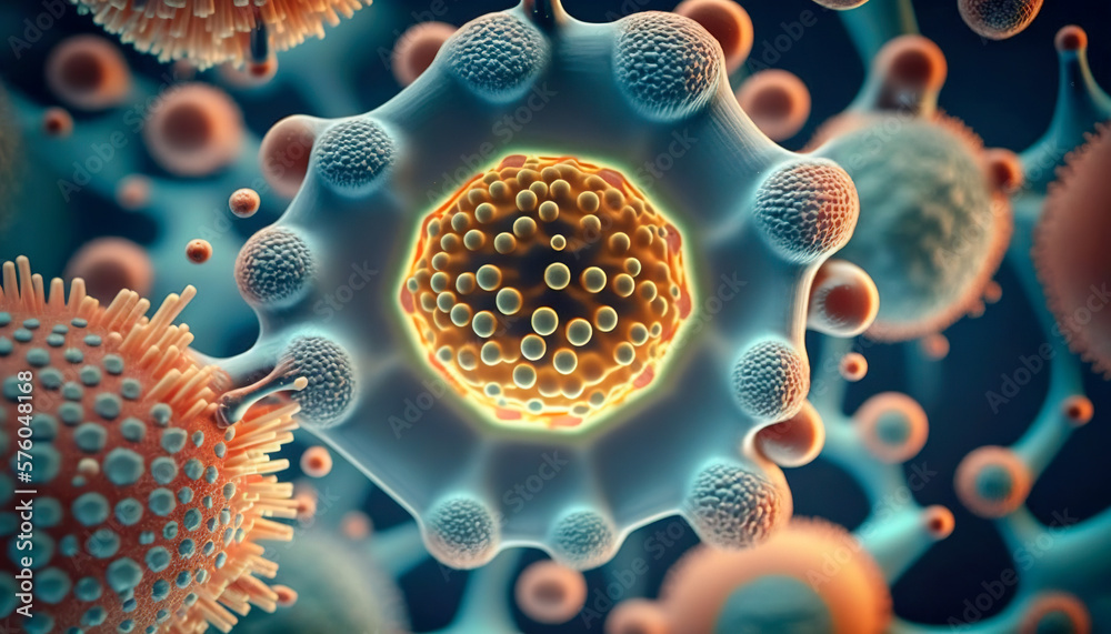 A Close-Up Look at Virus Cells and Bacteria and Their Effects on the ...