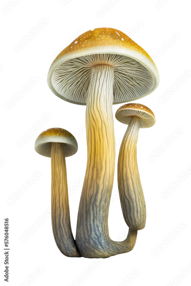Isolated Psilocybin Mushrooms, Transparent Background, PNG, Generative ...