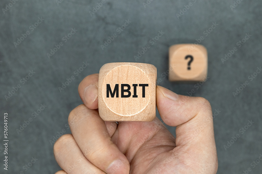 Four wooden blocks with the letter MBTI, Myers-Briggs Type Indicators ...