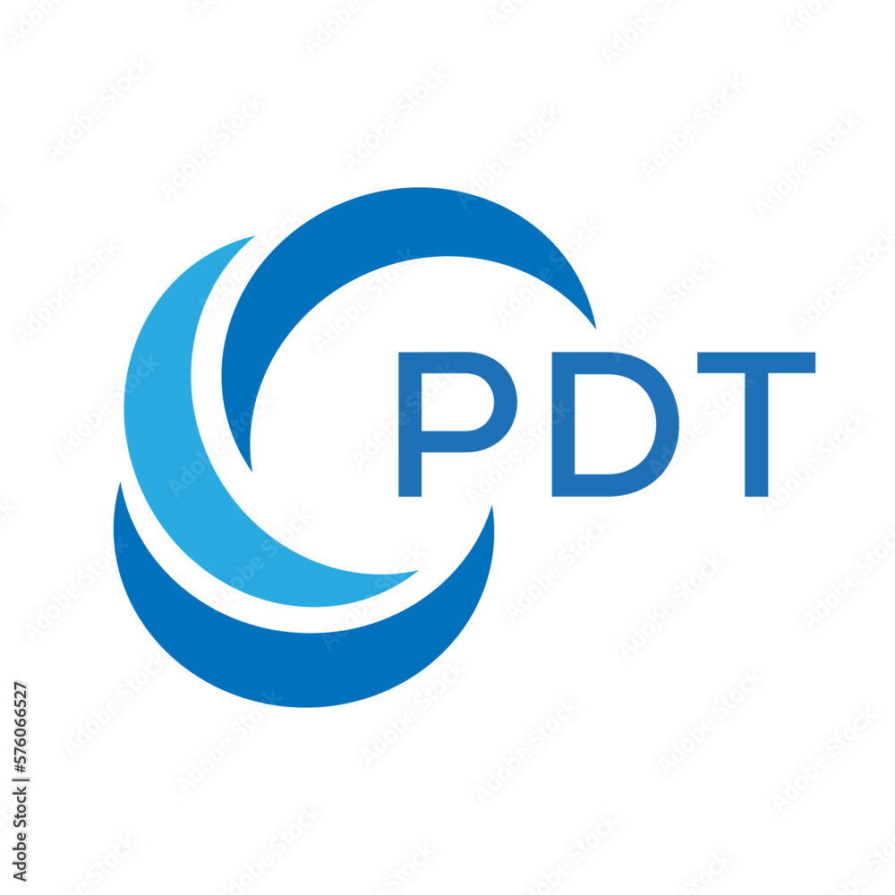 PDT Letter logo design template vector. PDT Business abstract ...