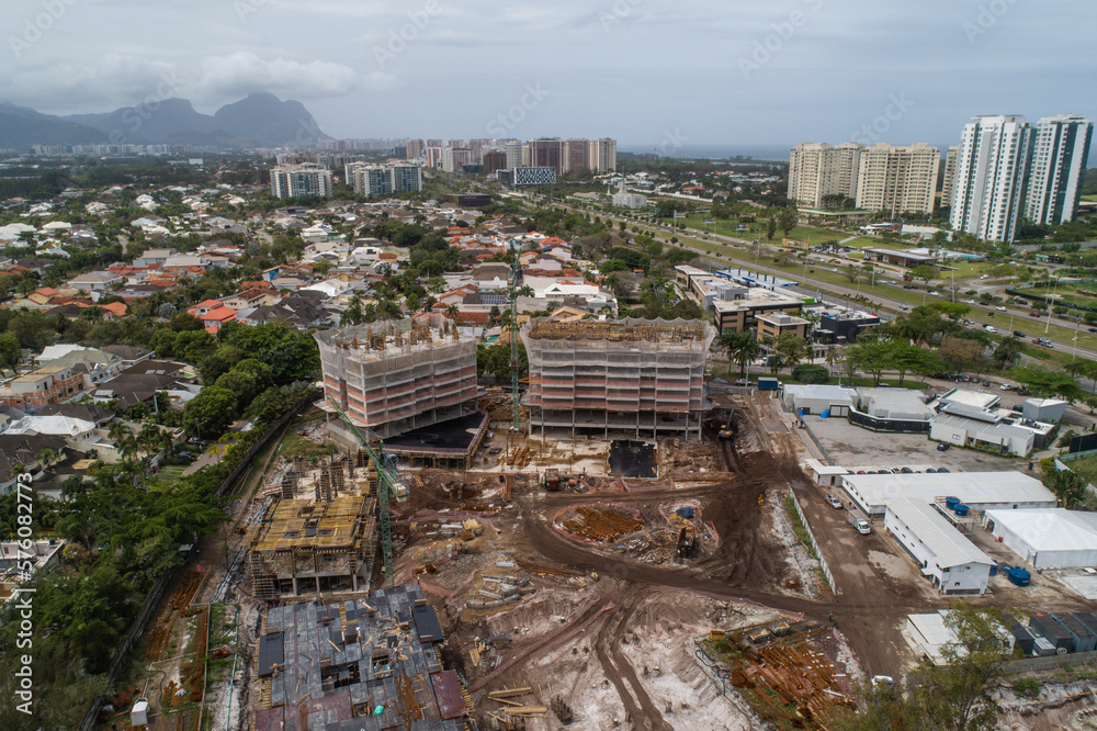 The civil construction industry grows worldwide, pictured here is ...