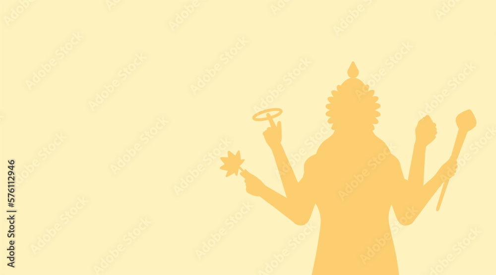 indian god lord vishnu. ethnic deity of Hinduism mythology. vector ...