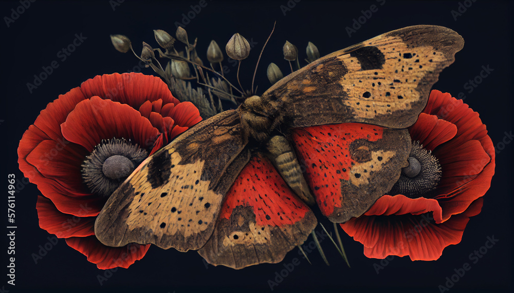 Red Poppy Flower Memorial for Fallen Soldiers - Symbol of Remembrance ...