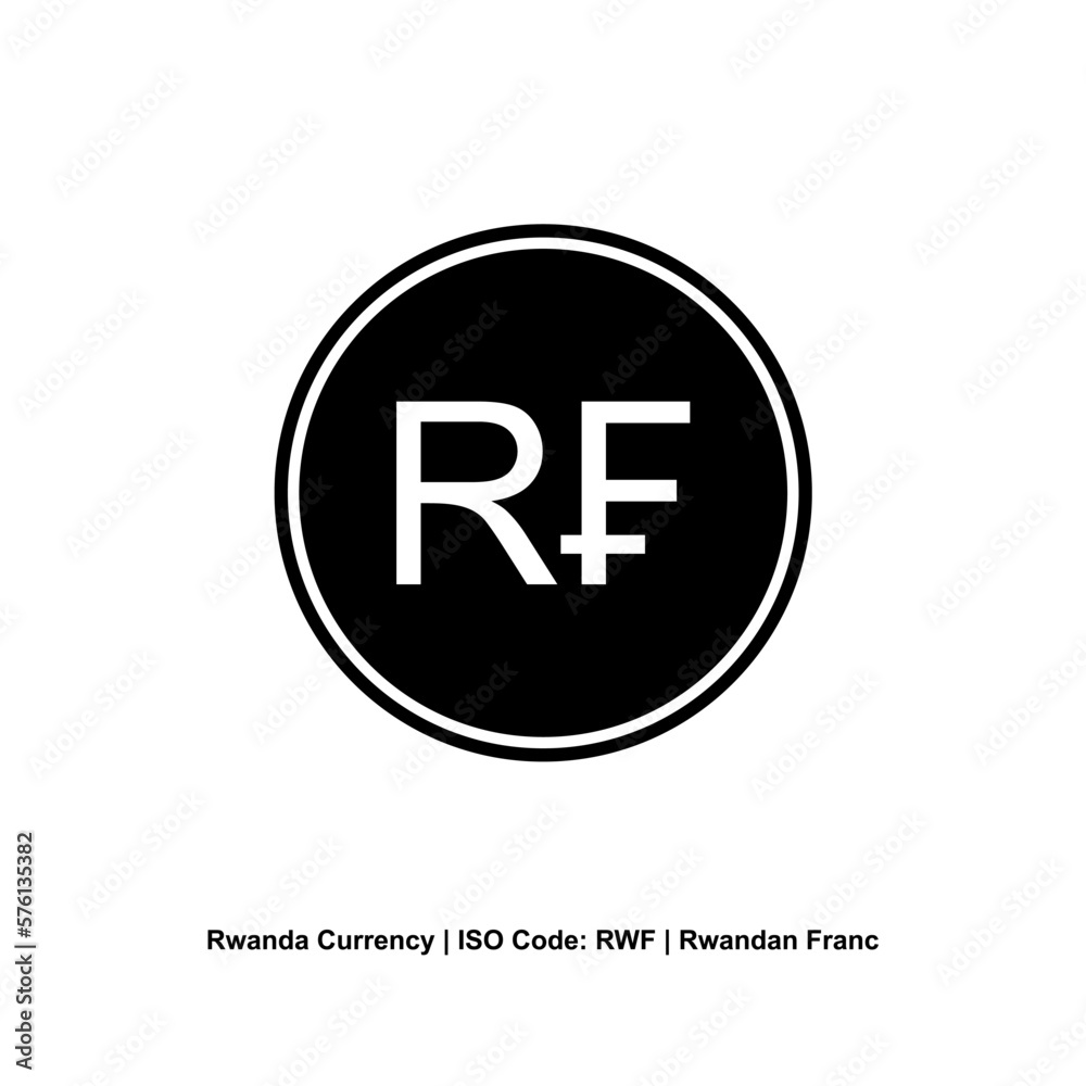Rwanda Currency Symbol, Rwandan Franc Icon, RWF Sign. Vector ...
